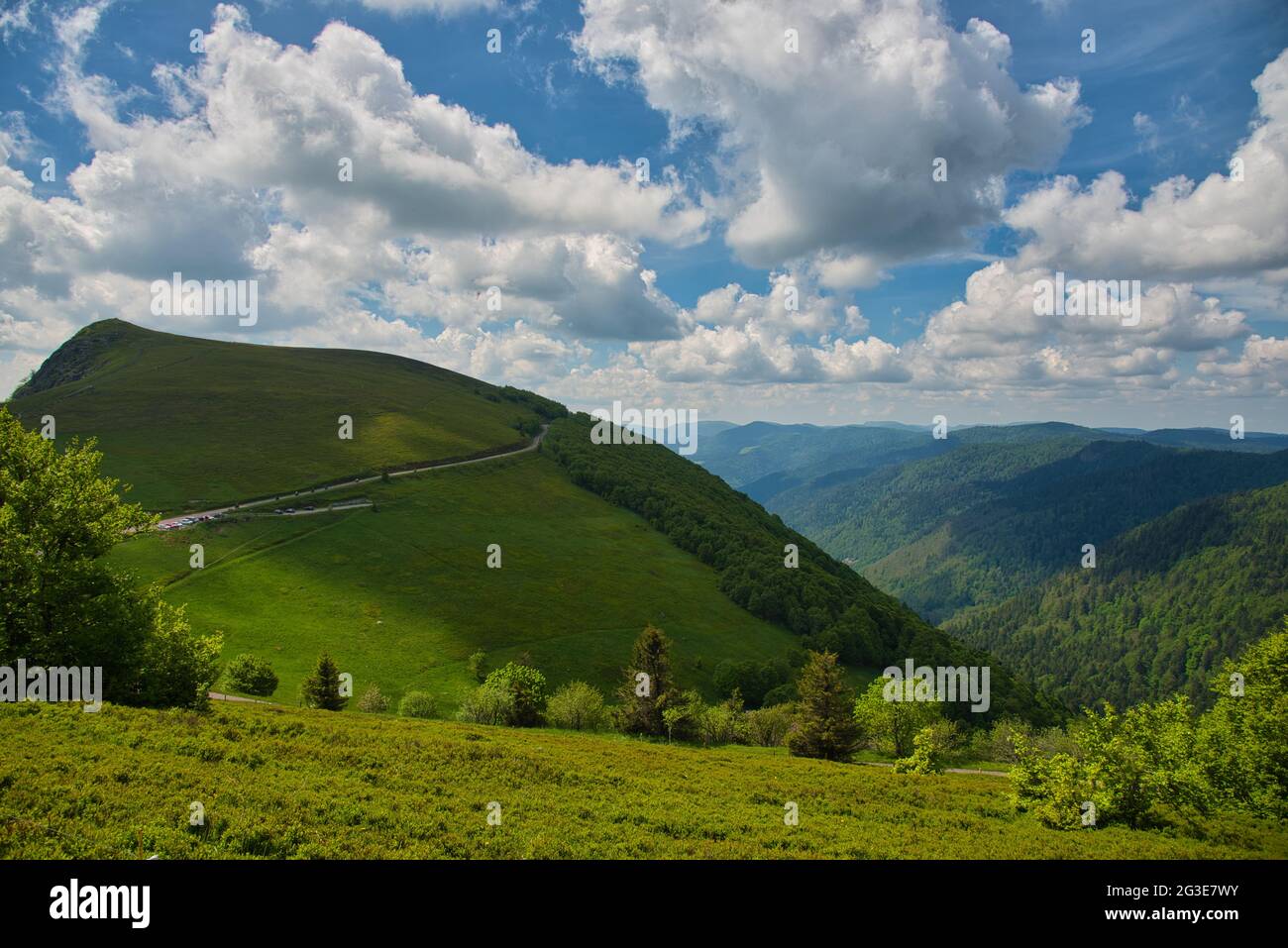 Mountain idyll in the Vosges mountains in France Stock Photo - Alamy