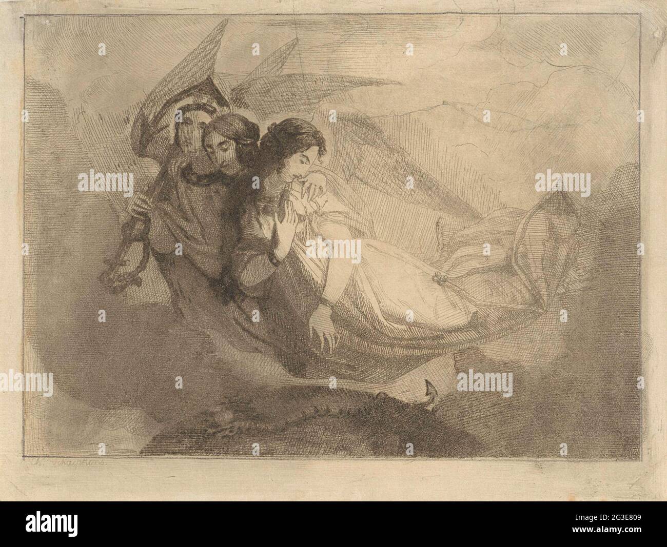 The three theological virtues Stock Photo - Alamy