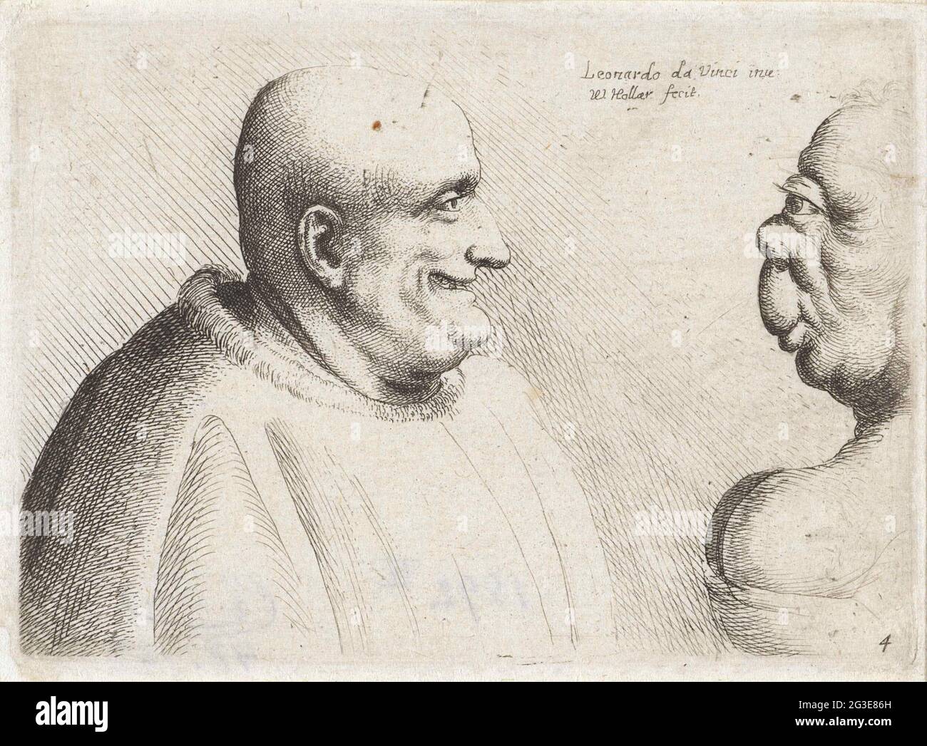 Grotesque heads leonardo da vinci hi-res stock photography and images ...