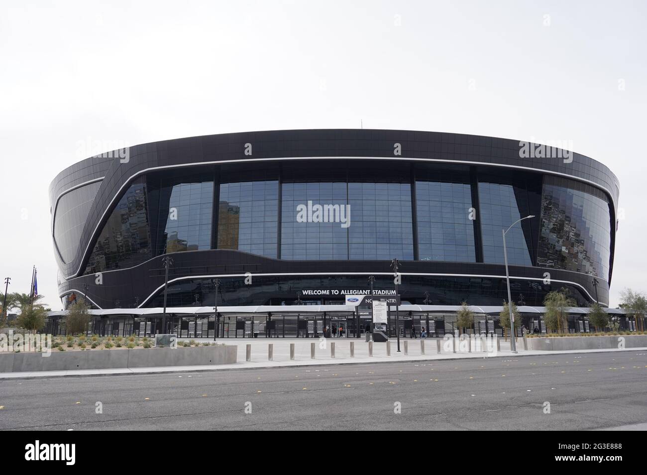 A general view of Allegiant Stadium, Sunday March7, 2021, in Las Vegas ...