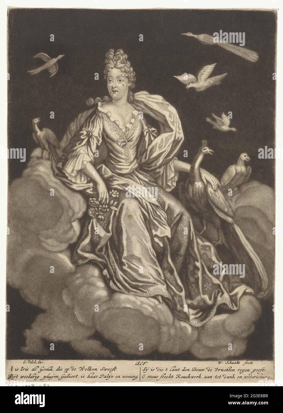 Sky; Aer; The four elements. The air element. The goddess Iris is in ...