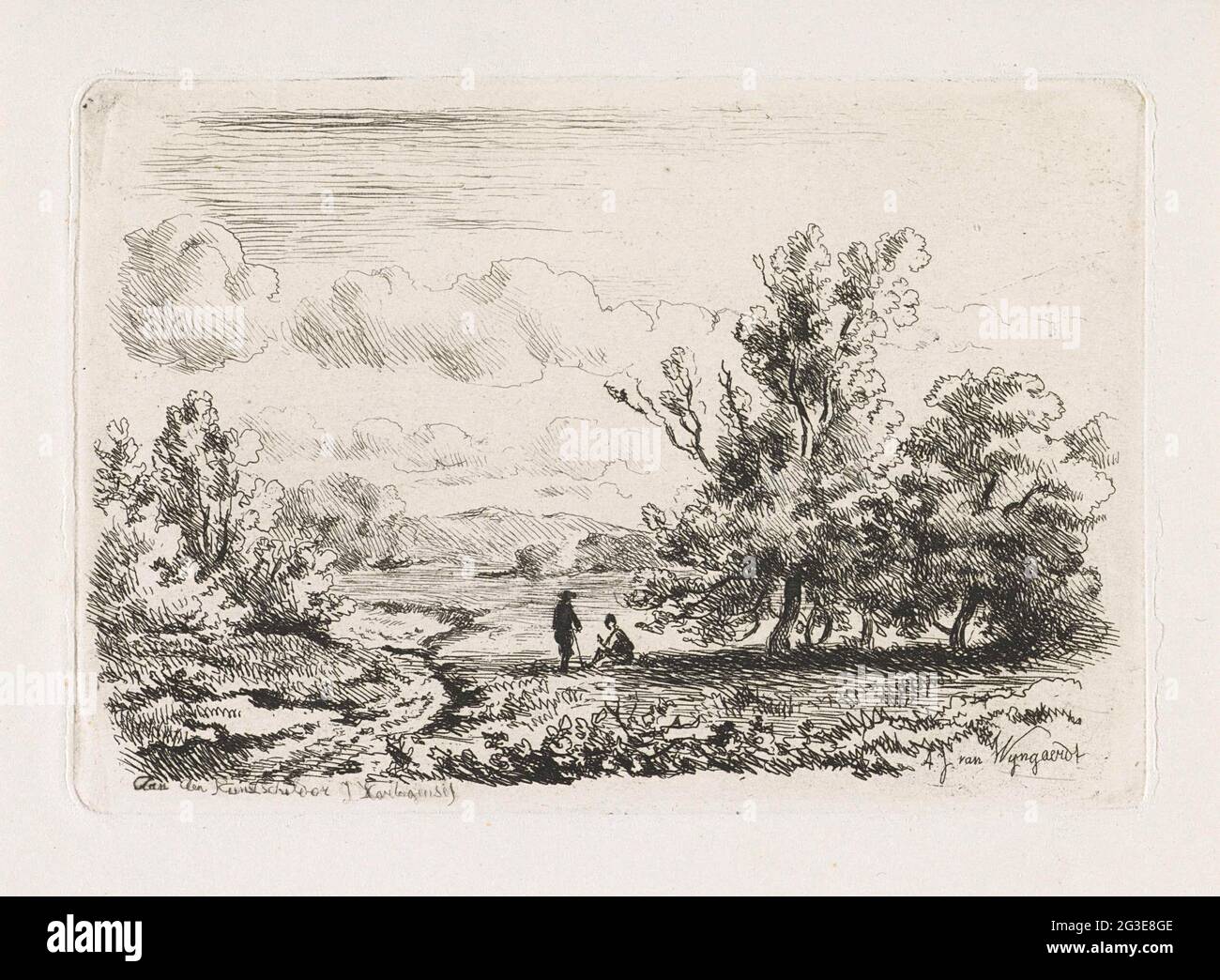 Two figures under tree hi-res stock photography and images - Alamy
