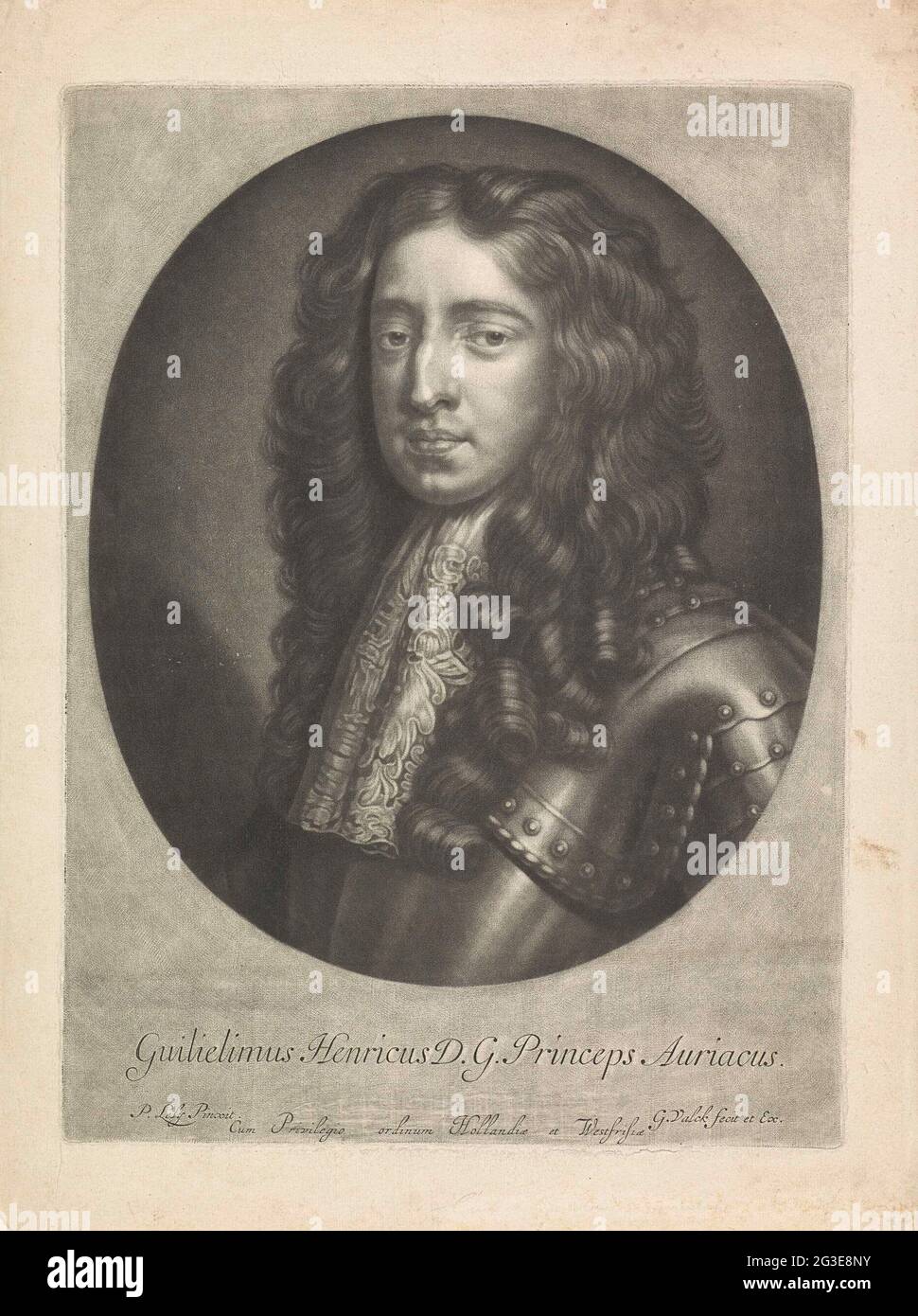 Portrait of Willem III, Prince of Orange. Portrait of Willem III in an ...