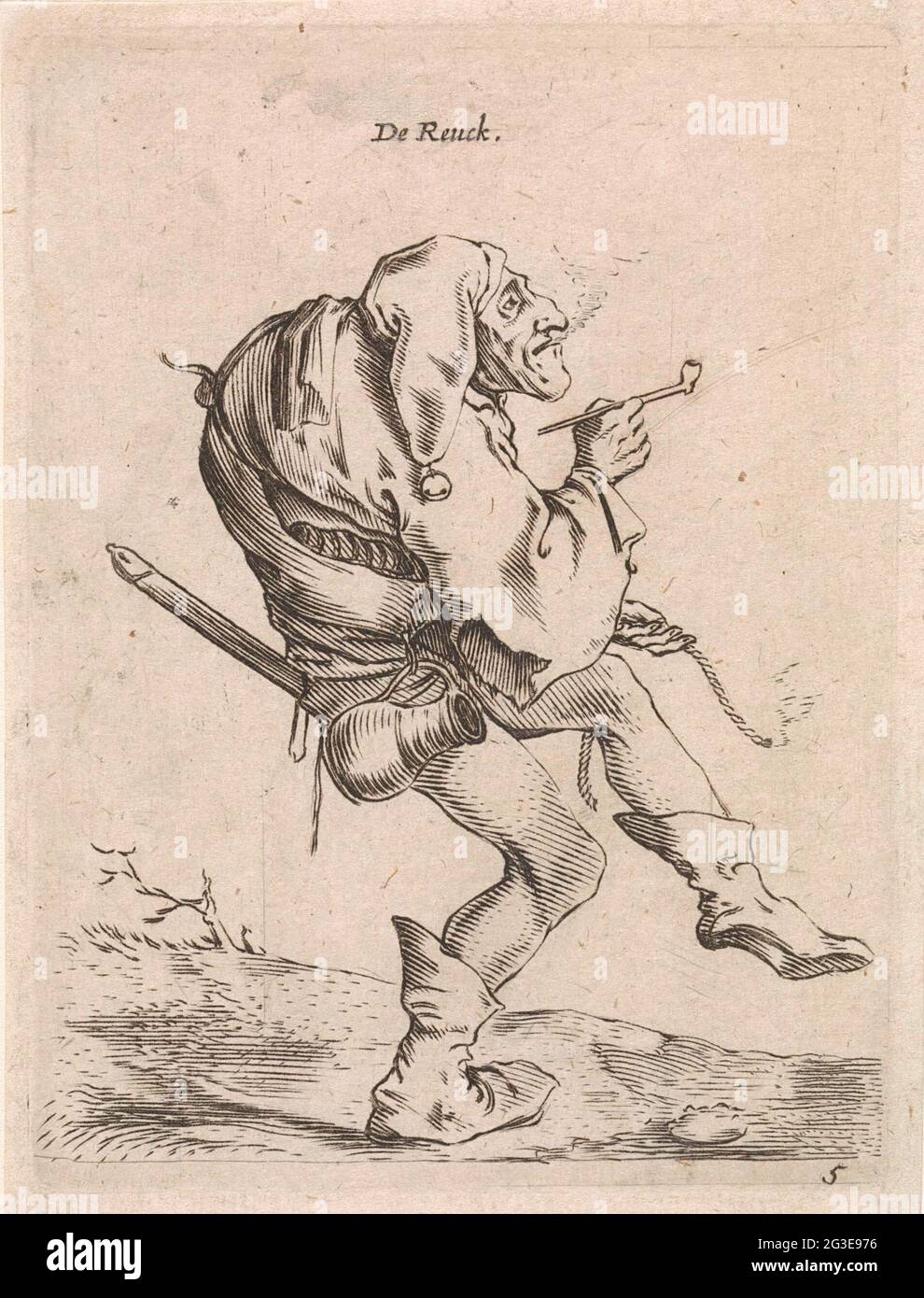 Humpback piper; De Reuck; The five senses; The Vyf pine. The smell. A ...