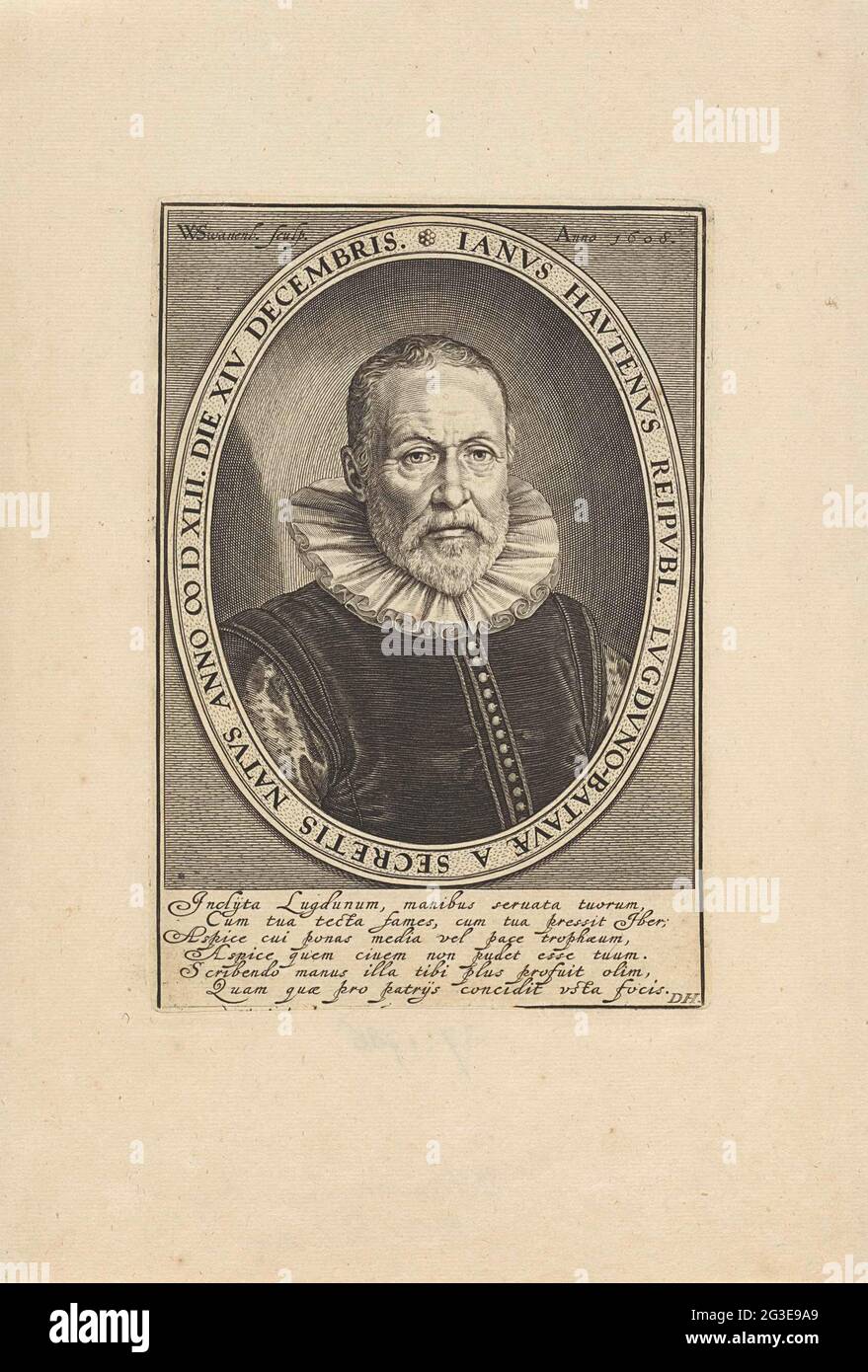 Portrait of Jan van Hout. Portrait of Jan van Hout, secretary of the ...