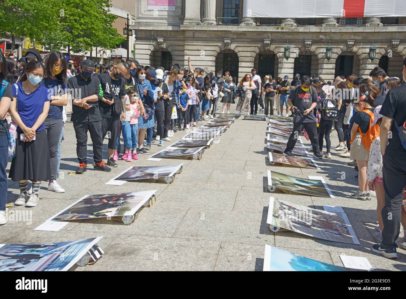 Hong kong protest exhibition hi-res stock photography and images - Alamy