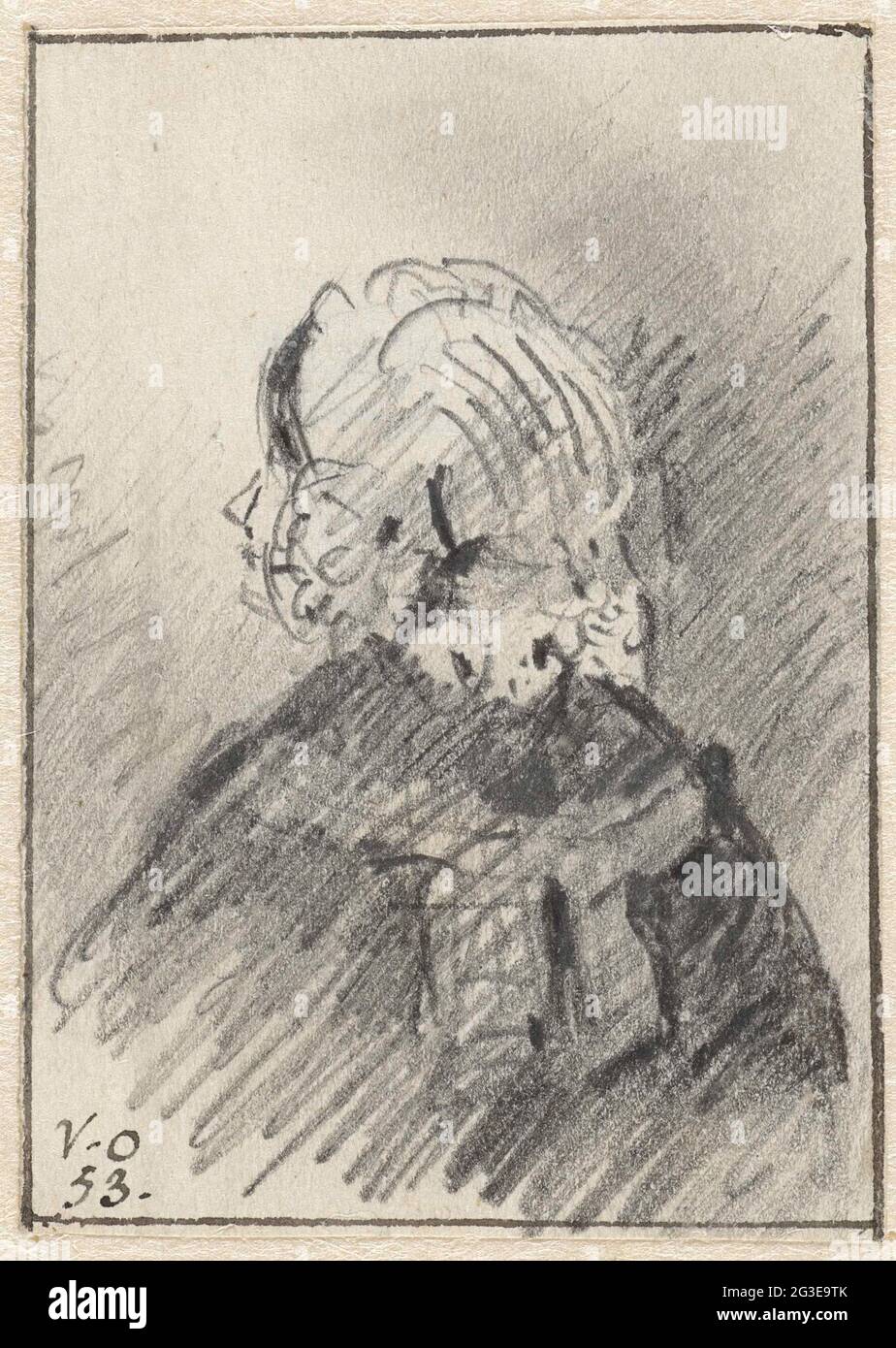 Portrait of a lady, Jane Middleton Stock Photo - Alamy