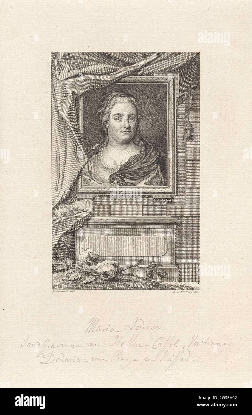 Portrait of Maria Louise, Princess of Orange-Nassau Stock Photo - Alamy