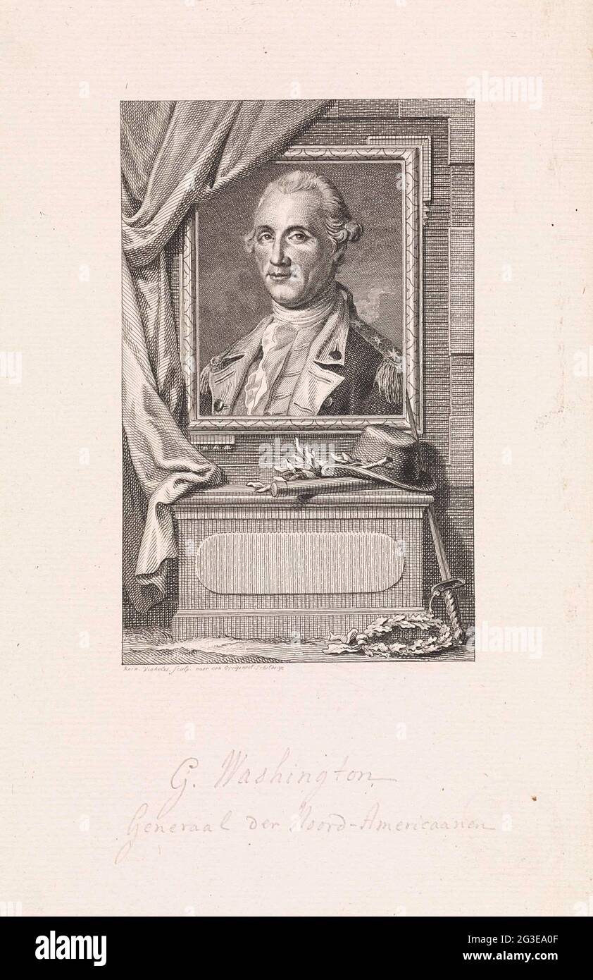 Portrait of George Washington. Portrait of George Washington, Commander ...