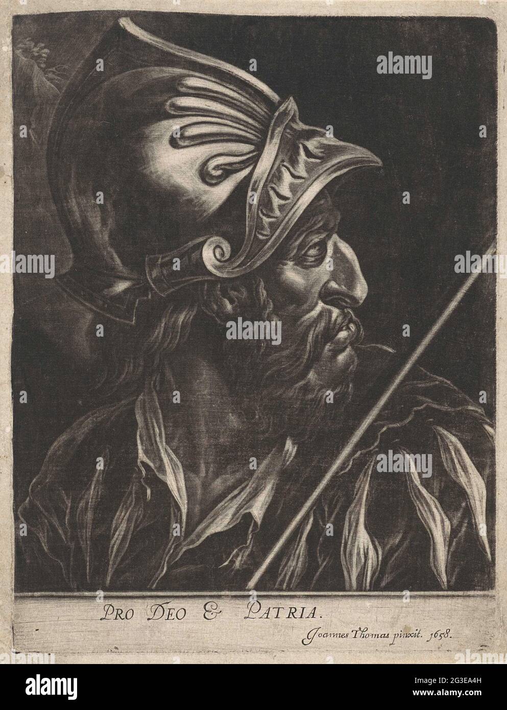 Bust of a hand soldier; Pro Deo & Patria Stock Photo - Alamy