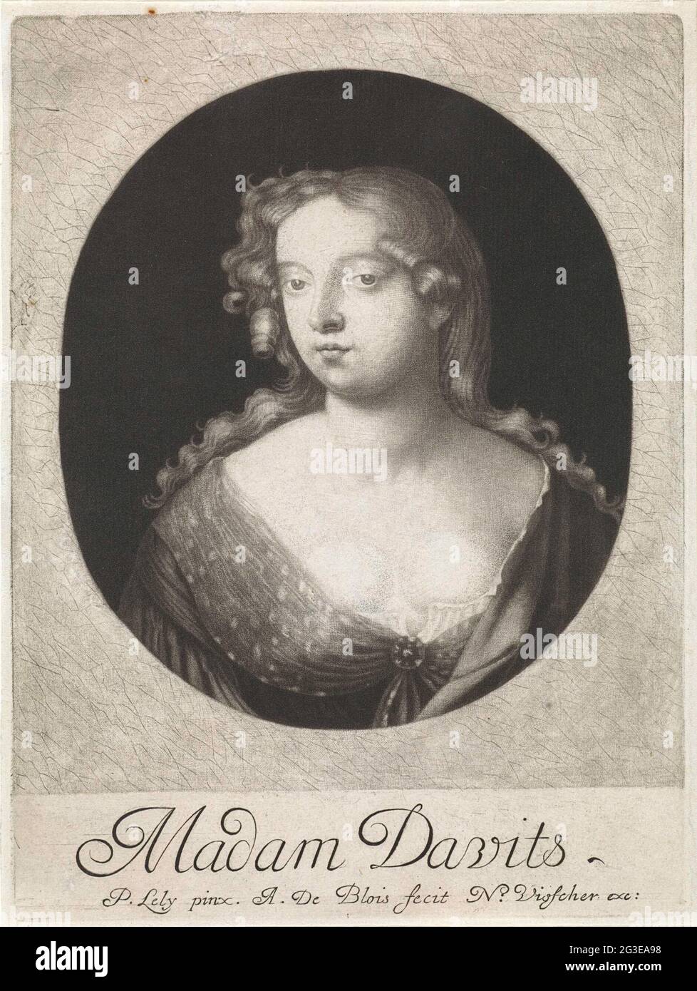 Portrait of Mary Davis. Portrait of the actress Mary Davis. She was one ...