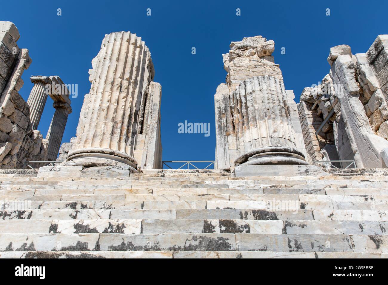 Didyma Apollon temple ruins, Aydın, Turkey Stock Photo - Alamy