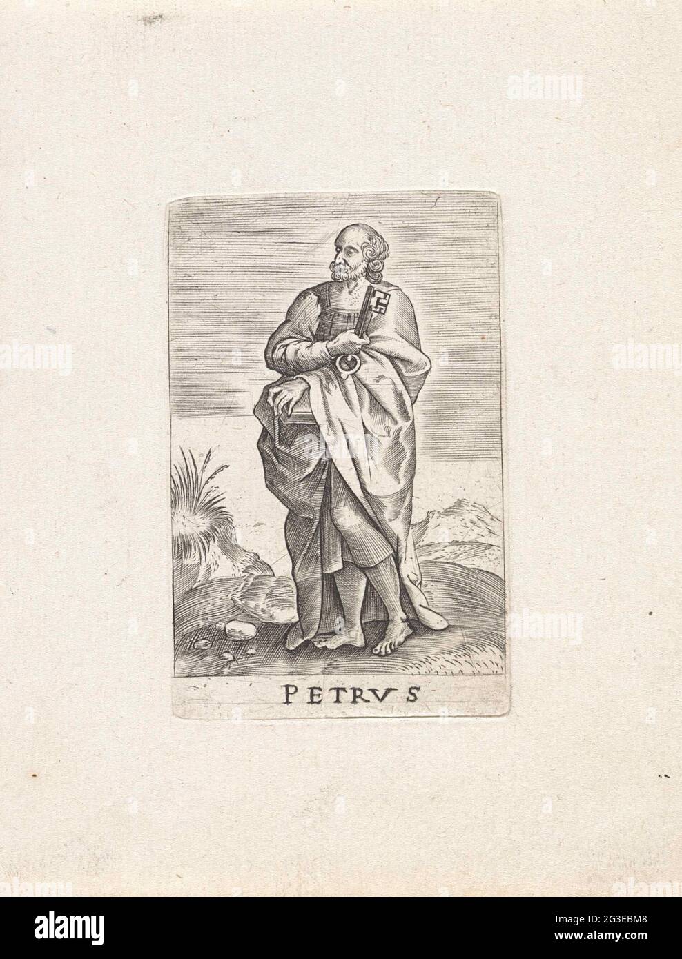 H. Petrus; Petrs; Christ and the twelve apostles, and H. Paulus ...