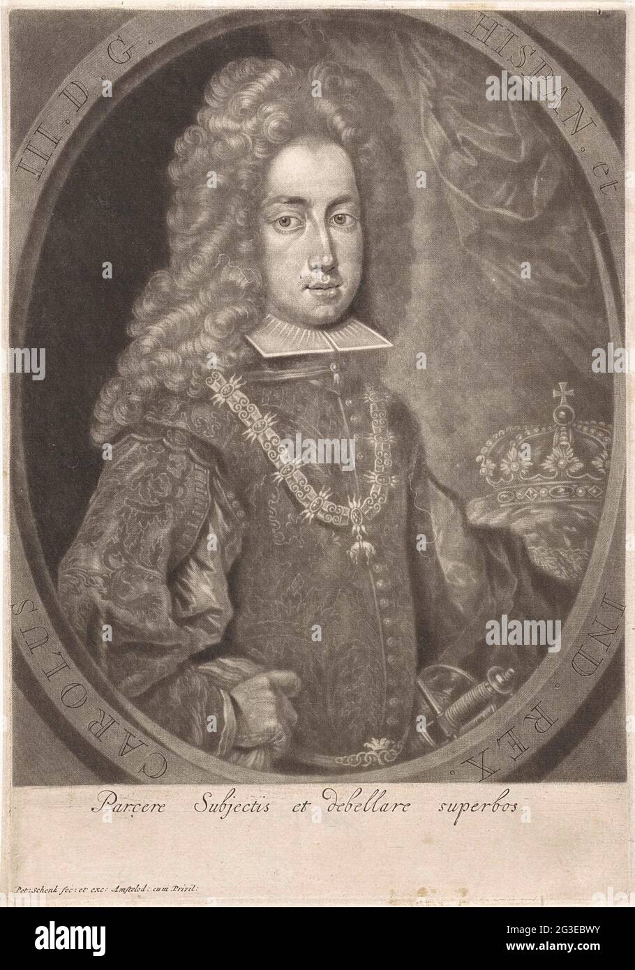 Karel VI portrait, german emperor. Portrait of Archduke Karel from ...