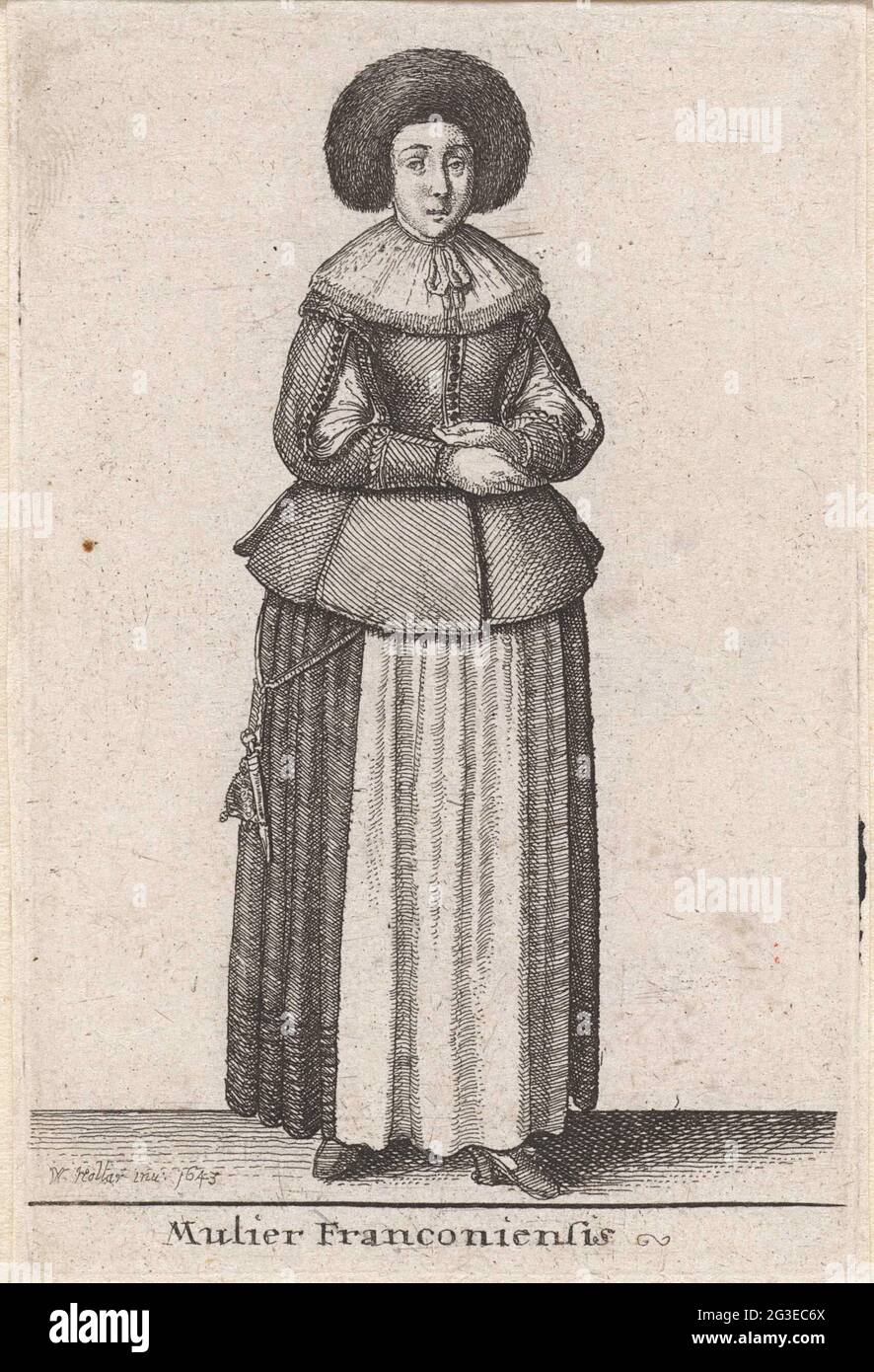 Mulier Franconiensis; Theatrum Mechanic; European women in traditional ...