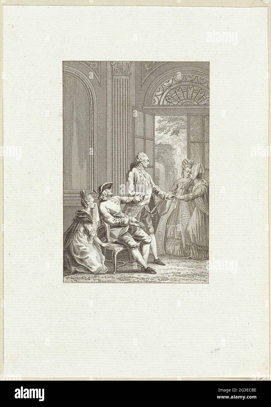 18th century man reading a letter hi-res stock photography and images ...