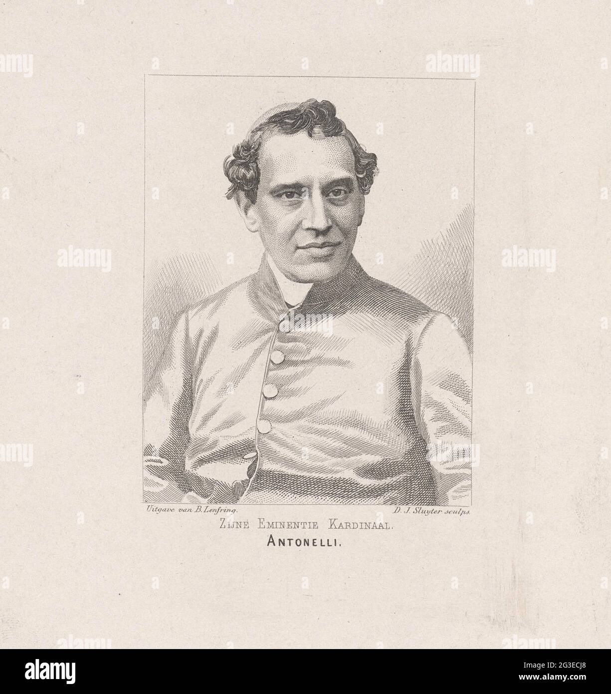 Portrait of Cardinal Giacomo Antonelli Stock Photo - Alamy