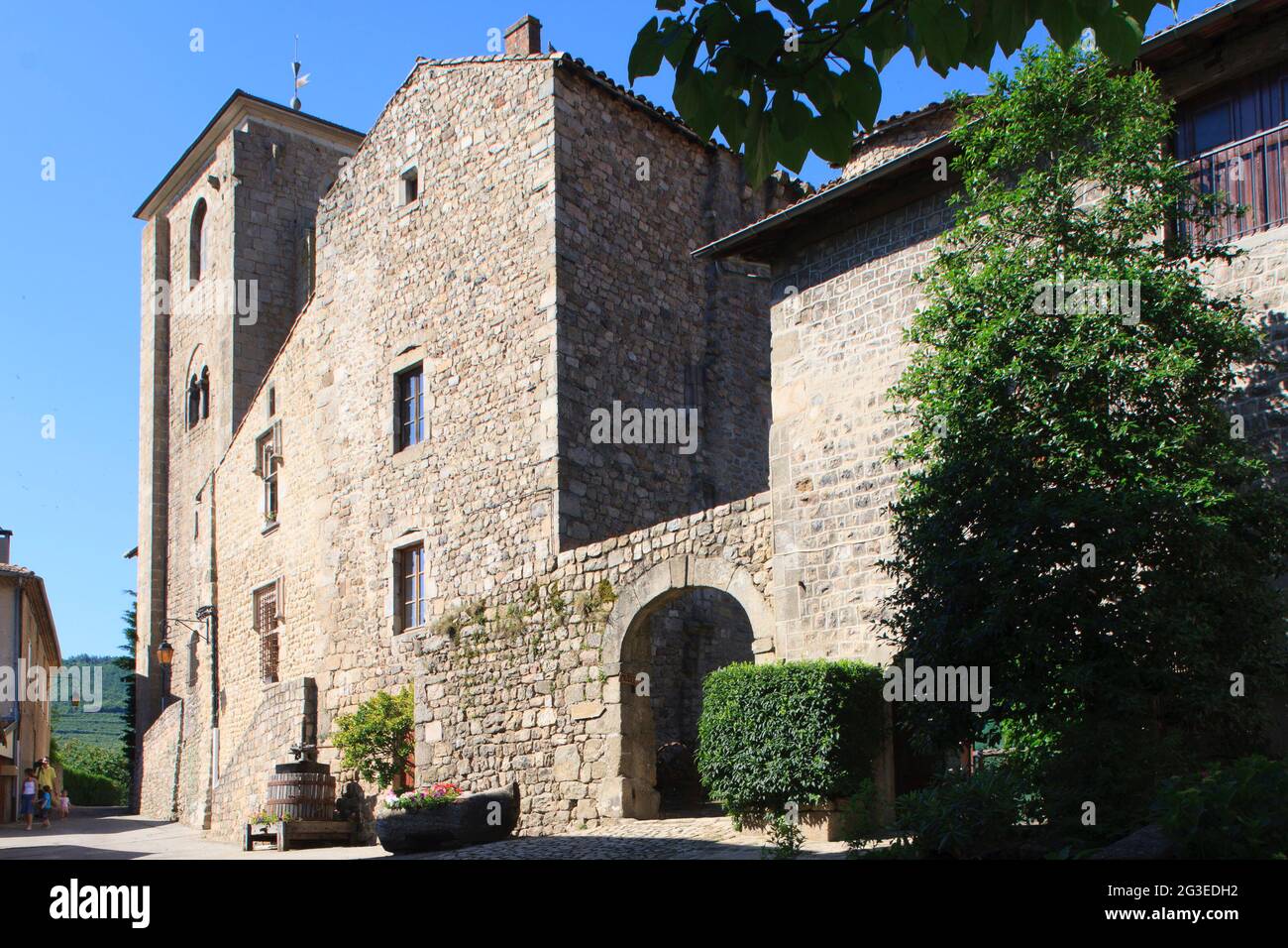 FRANCE. ARDECHE (07) DESAIGNES VILLAGE DE CARACTERE (VILLAGE OF ...