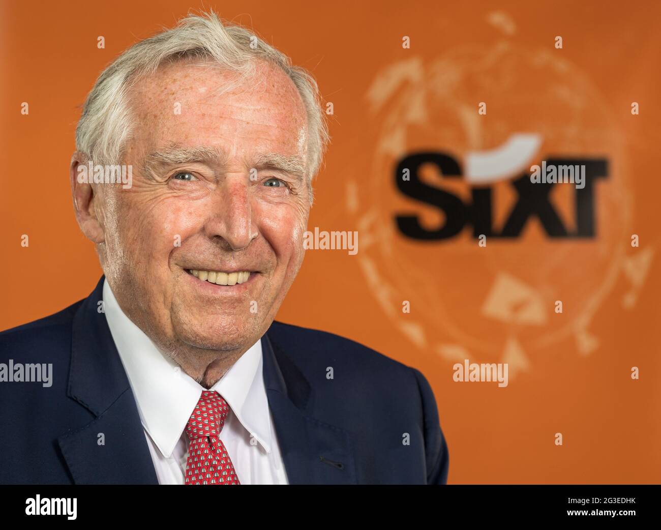 Pullach, Germany. 15th June, 2021. Erich Sixt, during a photo shoot for ...