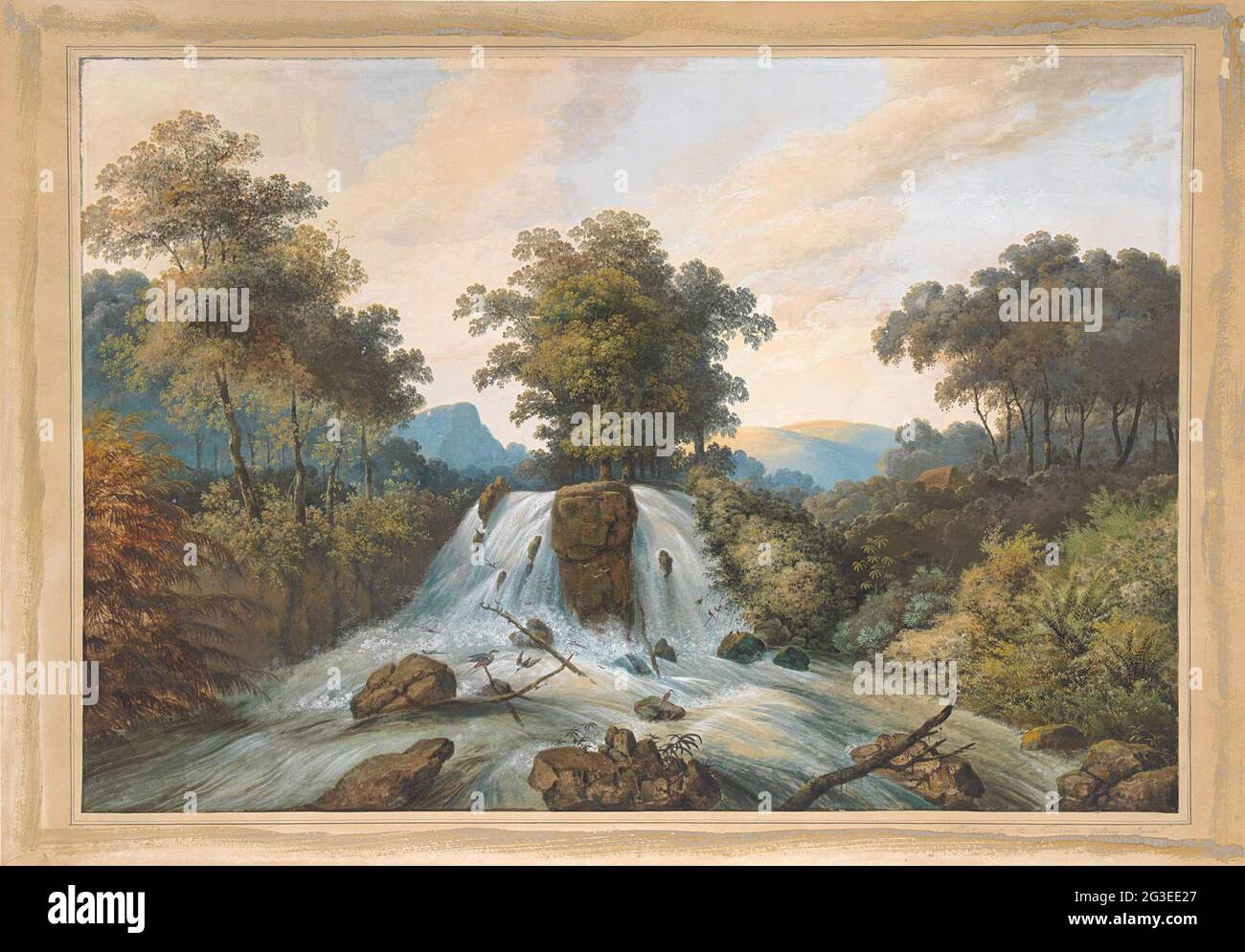 View of the KEMA river, water home Stock Photo - Alamy