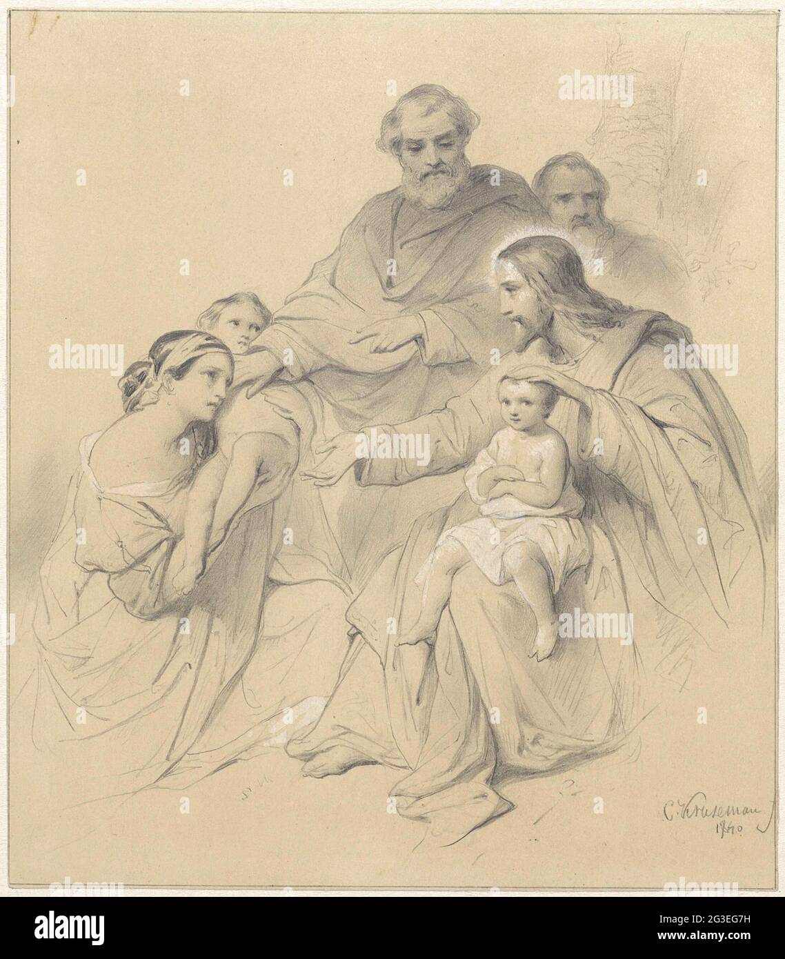 Christ blesses children hi-res stock photography and images - Alamy