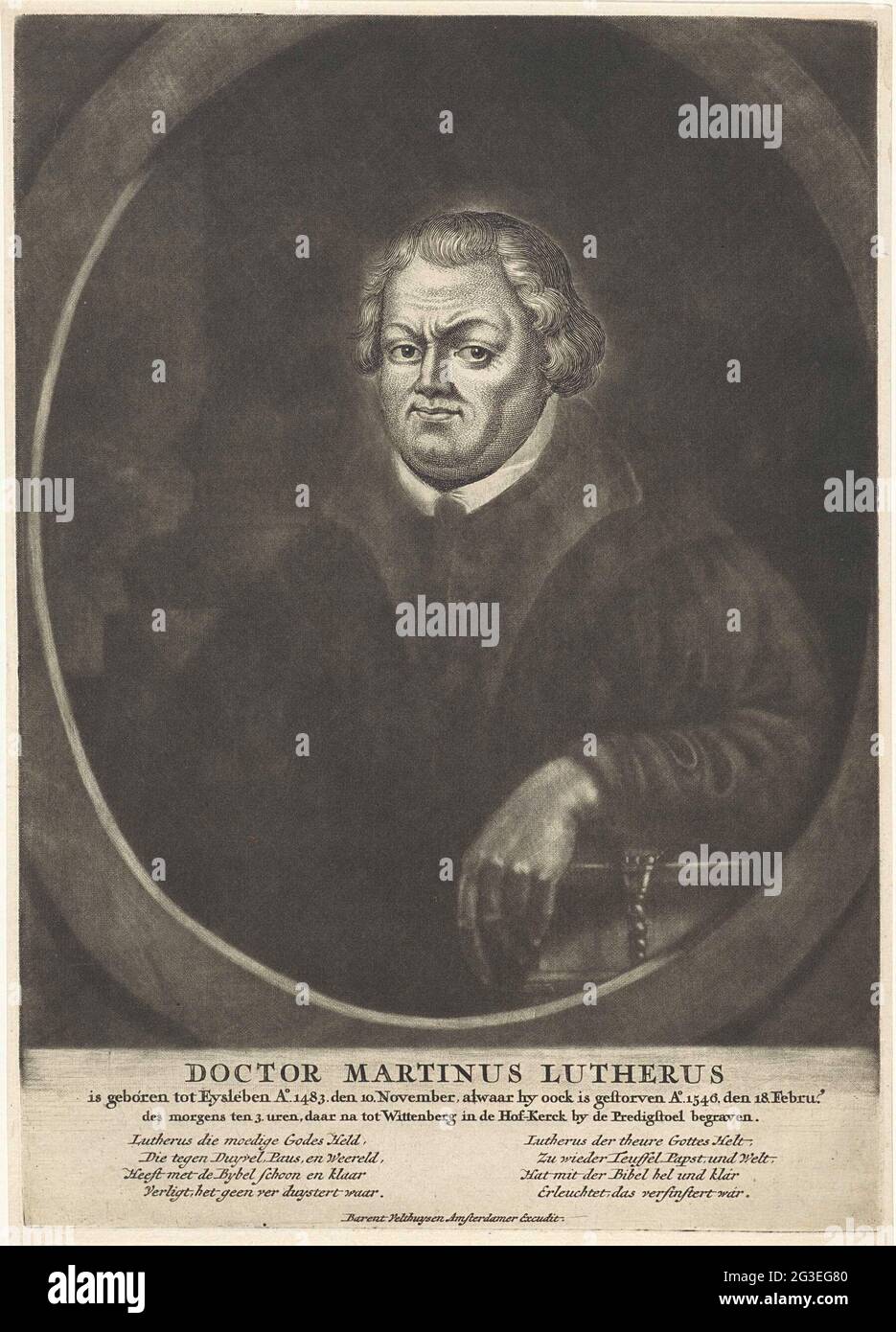 Portrait of Martin Luther Stock Photo - Alamy
