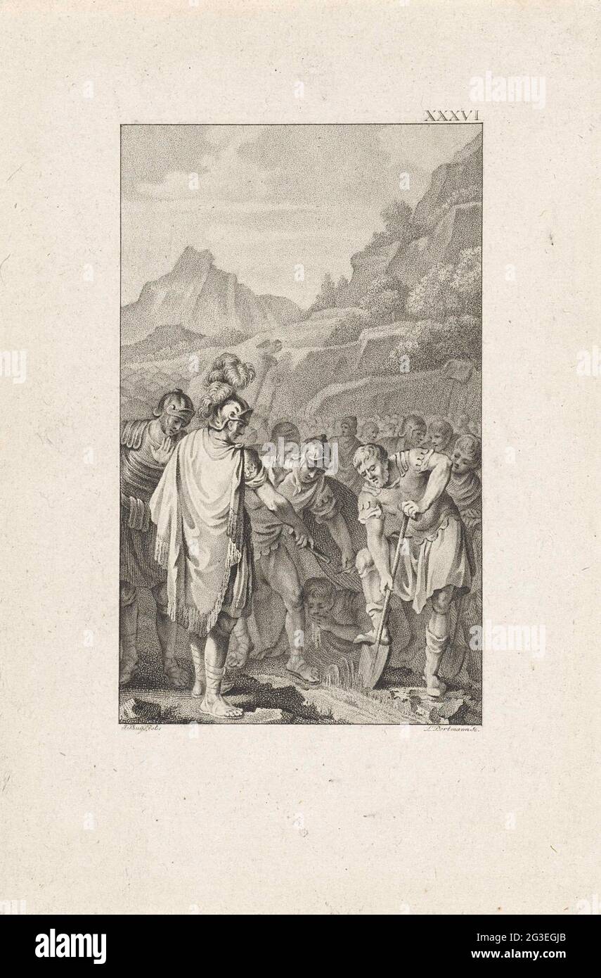 Aemilius provides water supply. In the army camp at the foot of the ...