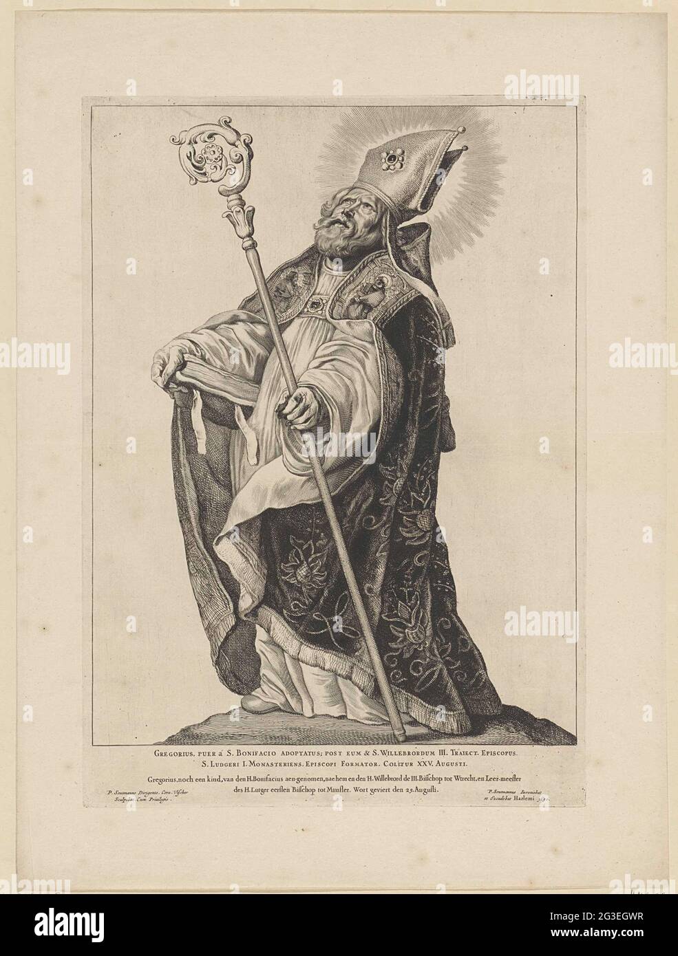 H. Gregory of Utrecht; Dutch Saints. The Holy Gregory of Utrecht ...
