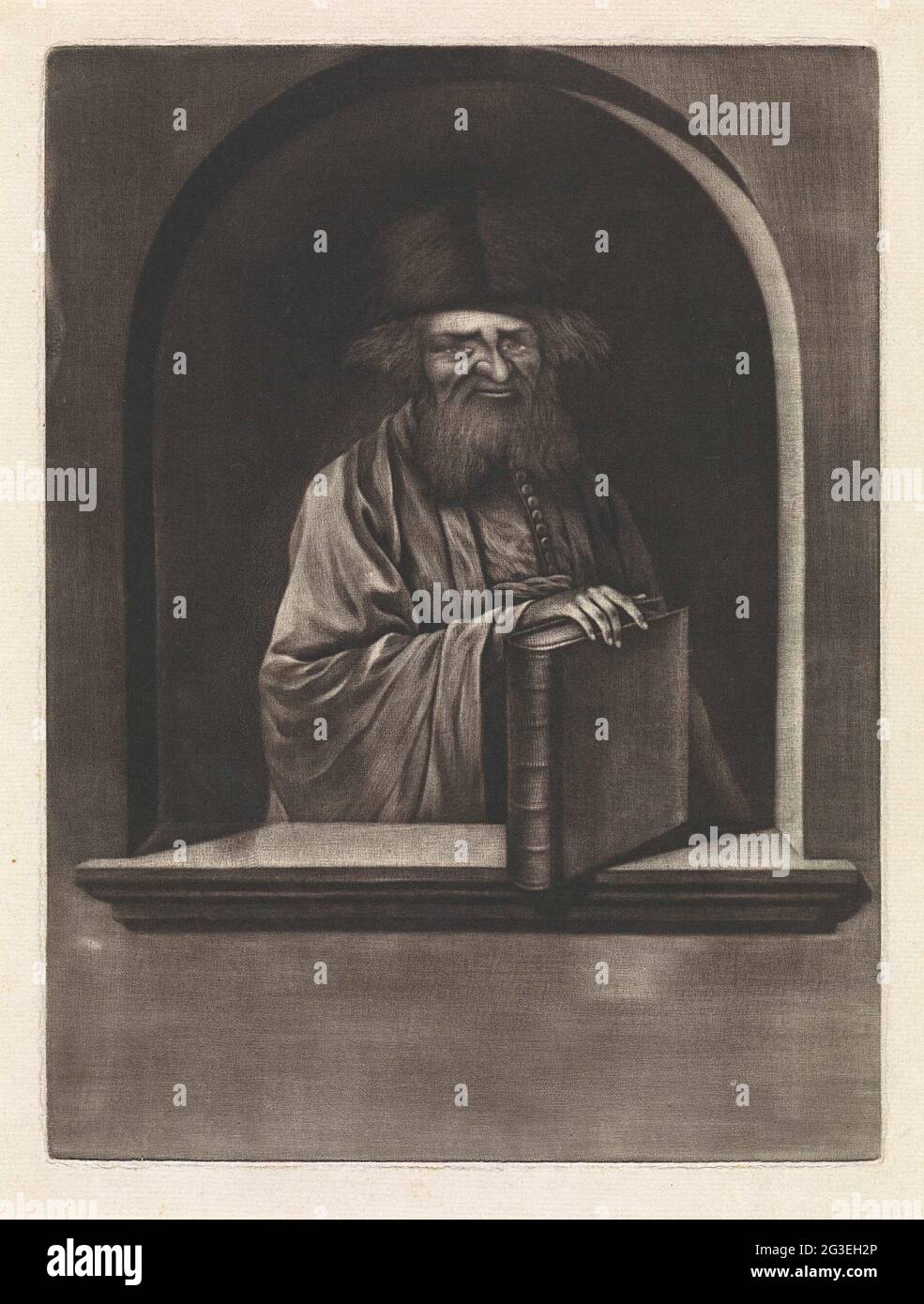 Portrait of Saul Ben Aryeh Loeb Loewenstamm; Portrait of a Jewish ...