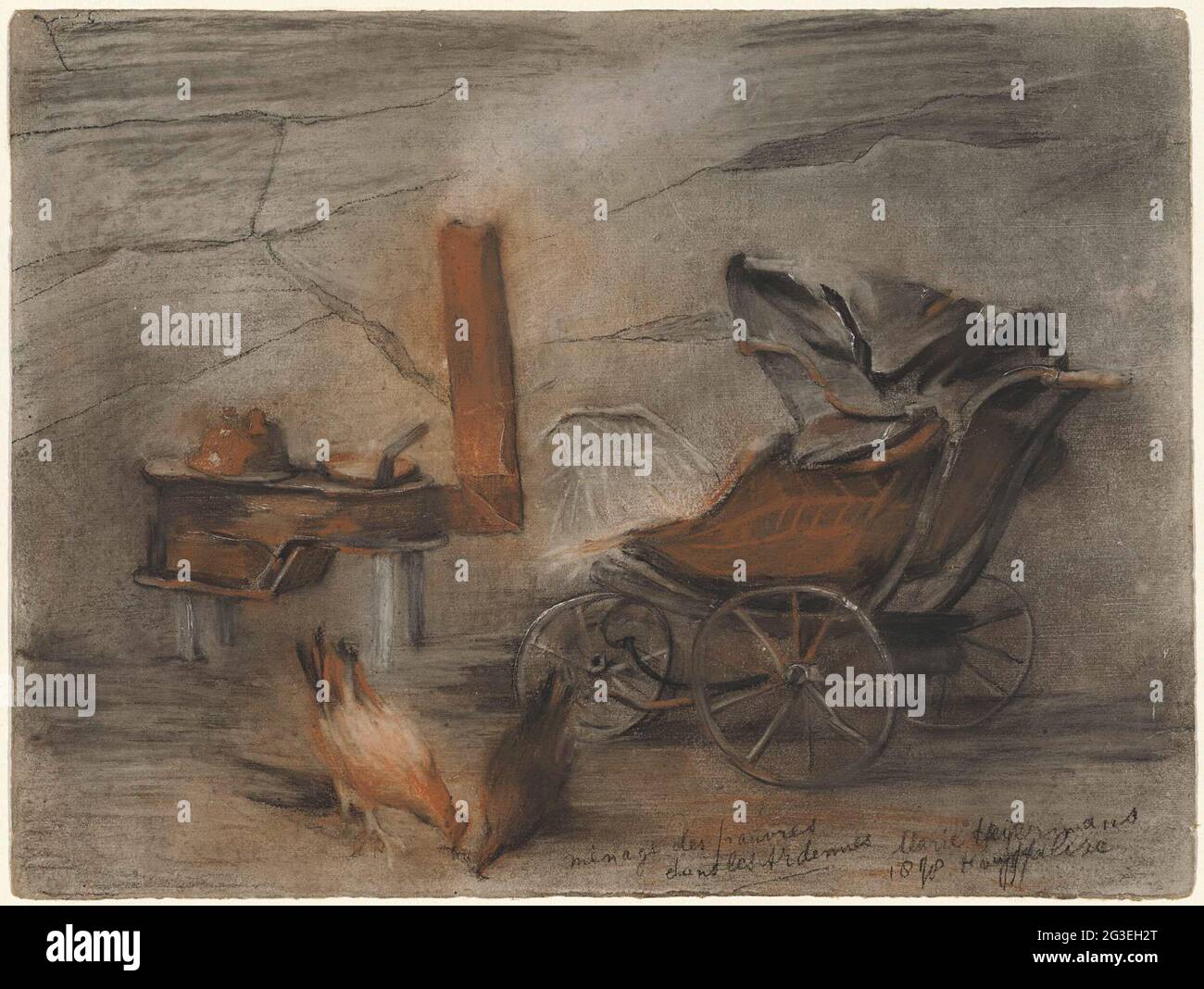 Interior of an army house in the Ardennes Stock Photo - Alamy