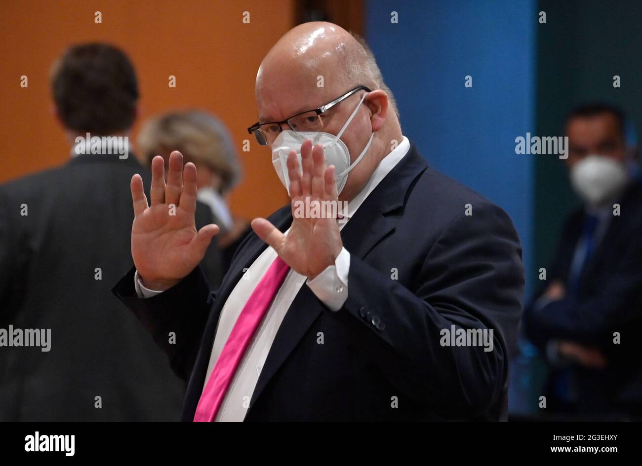 Berlin, Germany. 16th June, 2021. Federal Economics Minister Peter ...
