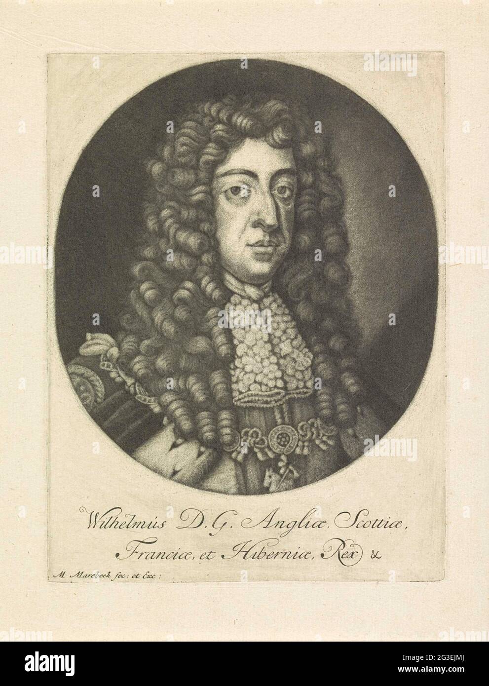Portrait of Willem III, Prince of Orange. Portrait of Willem III in an ...