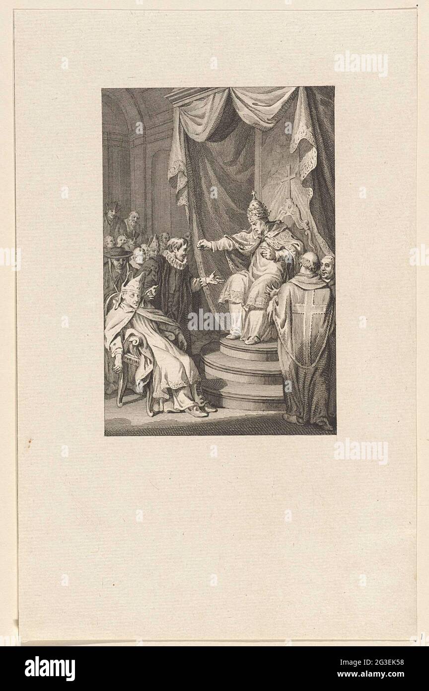 Pope Stephanus VI (VII) condemns the corpse of Pope formosus. Stefanus ...