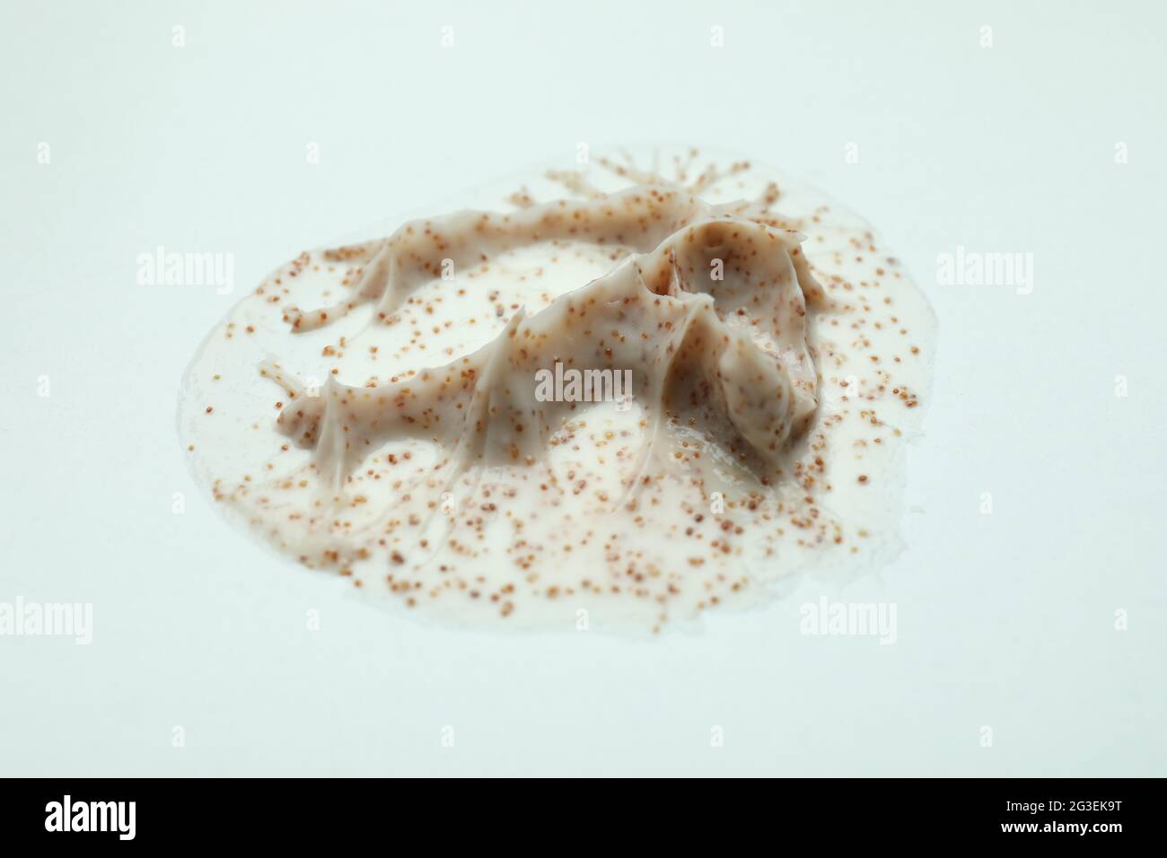 Skin care scrub isolated on white background Stock Photo - Alamy
