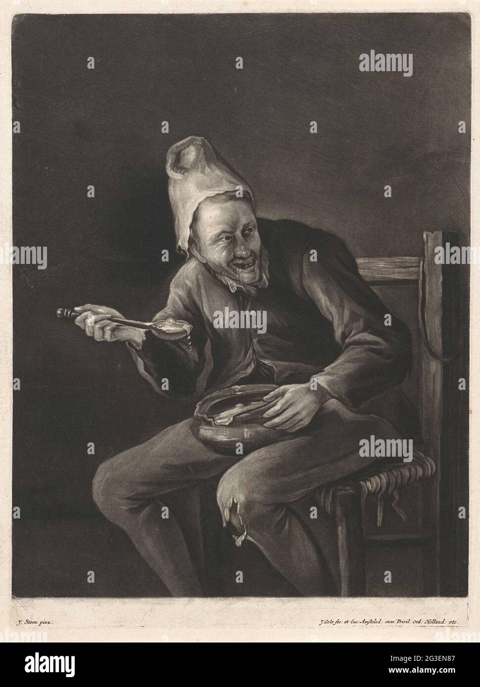 The taste: eating man; The five senses. The sense taste. A man eats ...