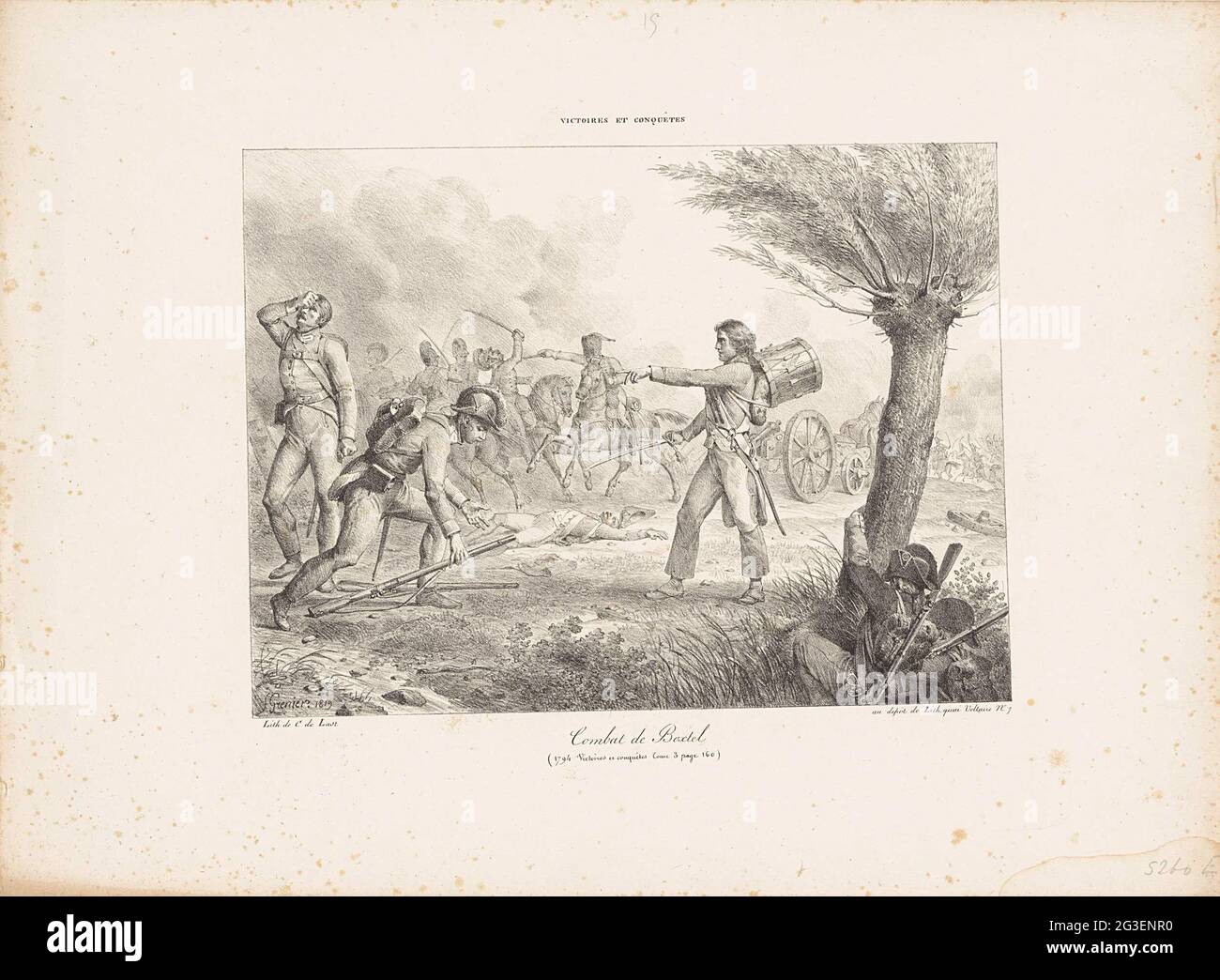 Battle of Boxtel, 1794; VICTOIDES ET Conquêtes / Combat de Boxtel, 1794 ...
