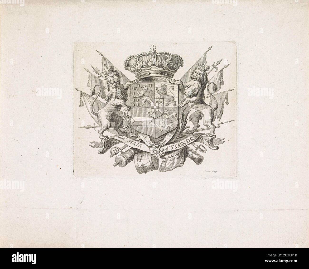 Coat of arms of the Kingdom of the Netherlands, 1815. The weapon of the ...