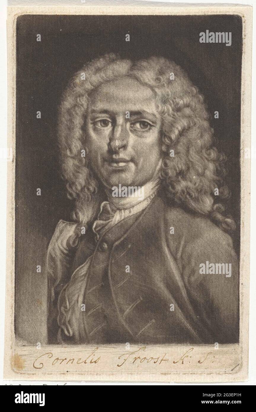 Portrait of the painter and print maker Cornelis Troost Stock Photo - Alamy
