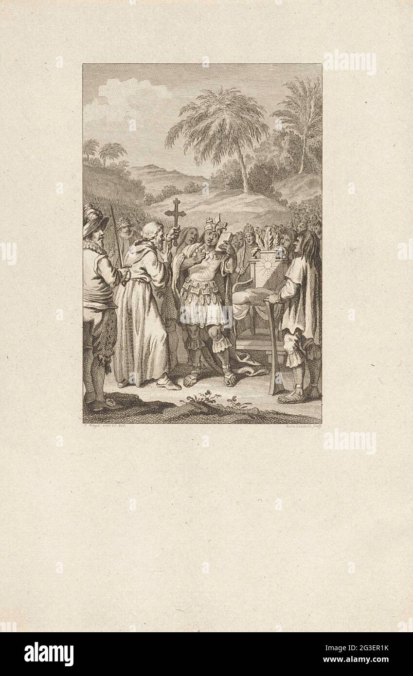 Incacity Atahualpa becomes repent to the Catholic faith. Spaniards try ...