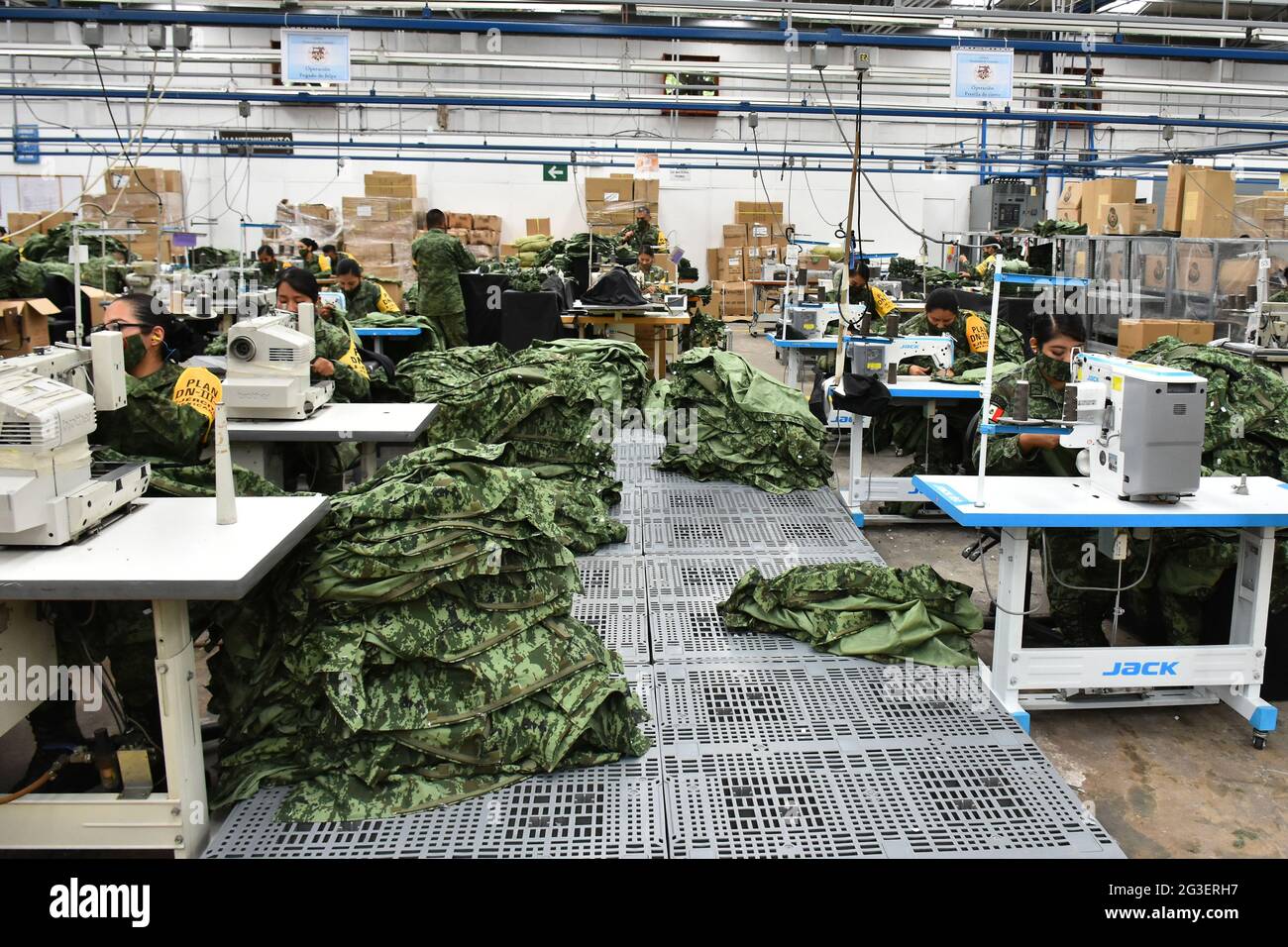 Manufacturing military uniforms hi-res stock photography and images - Alamy
