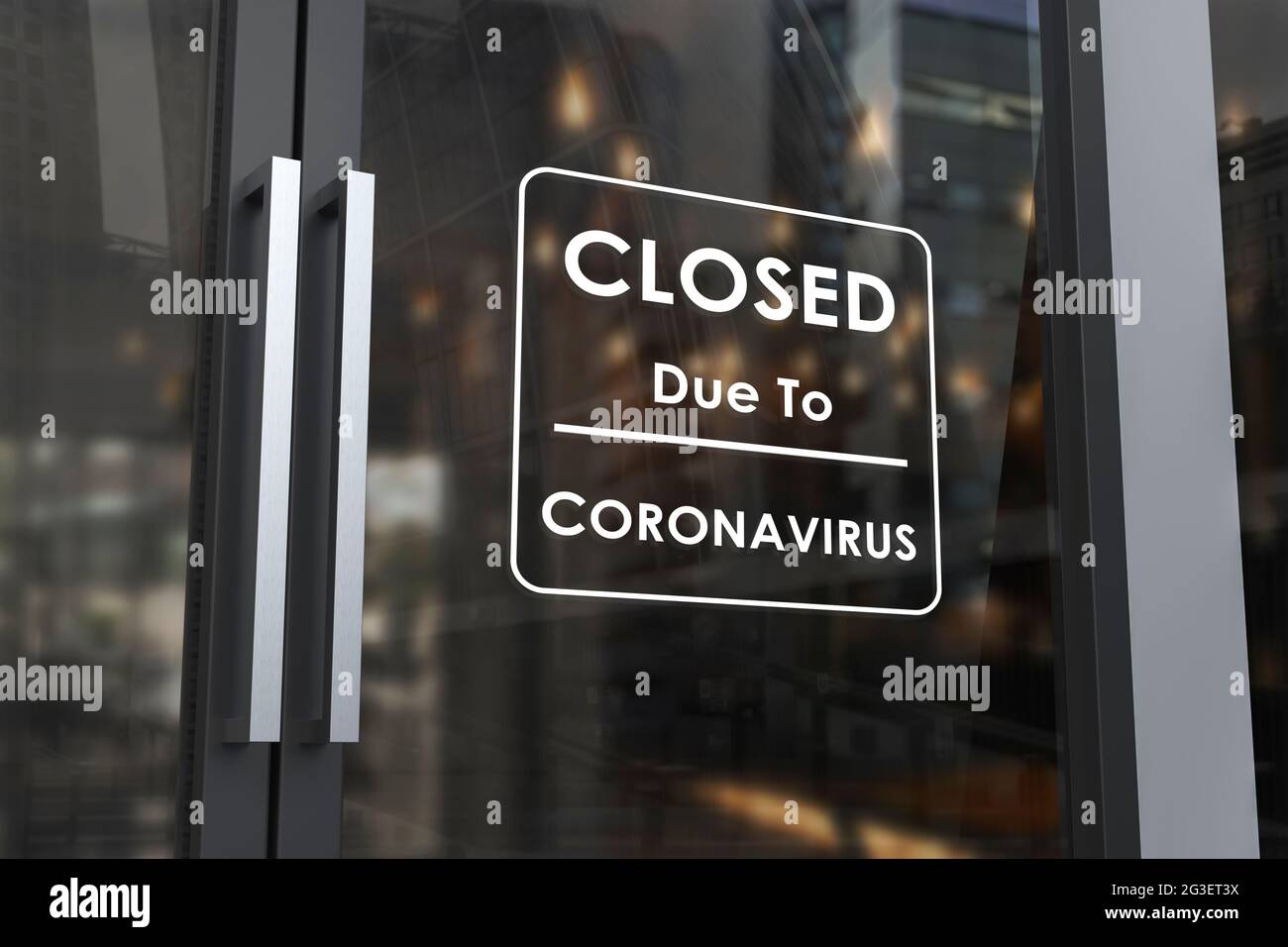 Temporarily closed sign shop window hi-res stock photography and images ...