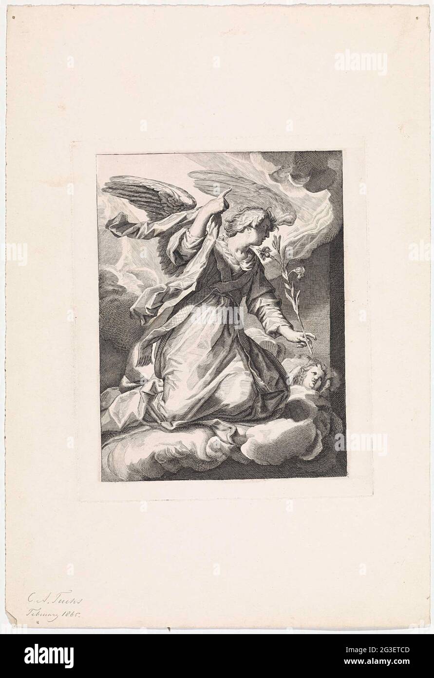 Archangel gabriel kneeling hi-res stock photography and images - Alamy