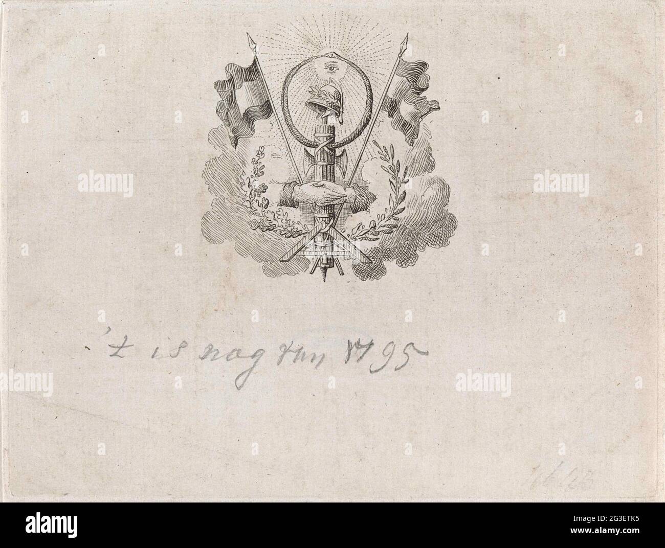 Symbol of the unit, 1795. Symbols of commitment, unity and equality ...