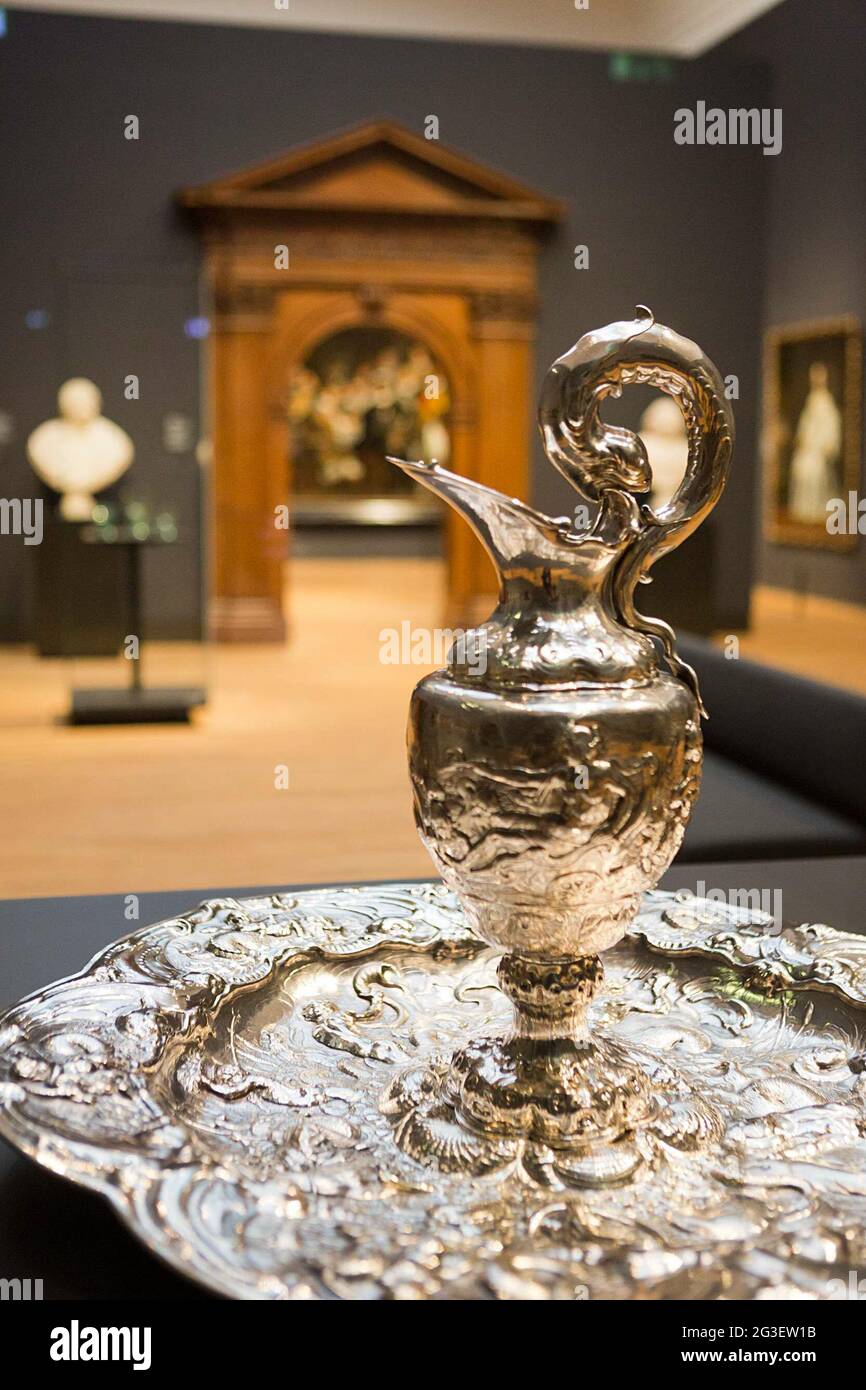 Can and scale of Johannes Lutma (i) on room, in the background porch ...