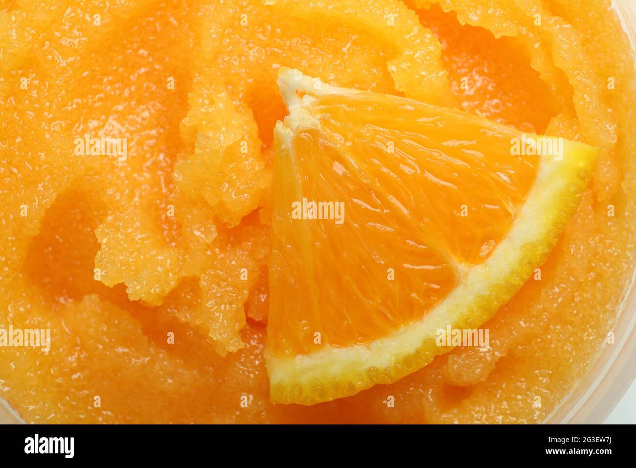 Woman body scrub orange hi-res stock photography and images - Alamy