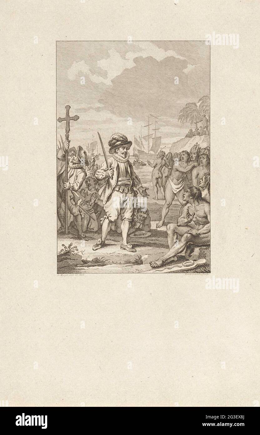 Christopher Columbus arrives in America. Christopher Columbus arrives ...