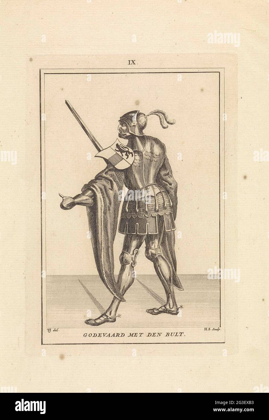 Portrait of Godfried III with the bump of Lower Lorraine. Portrait of ...