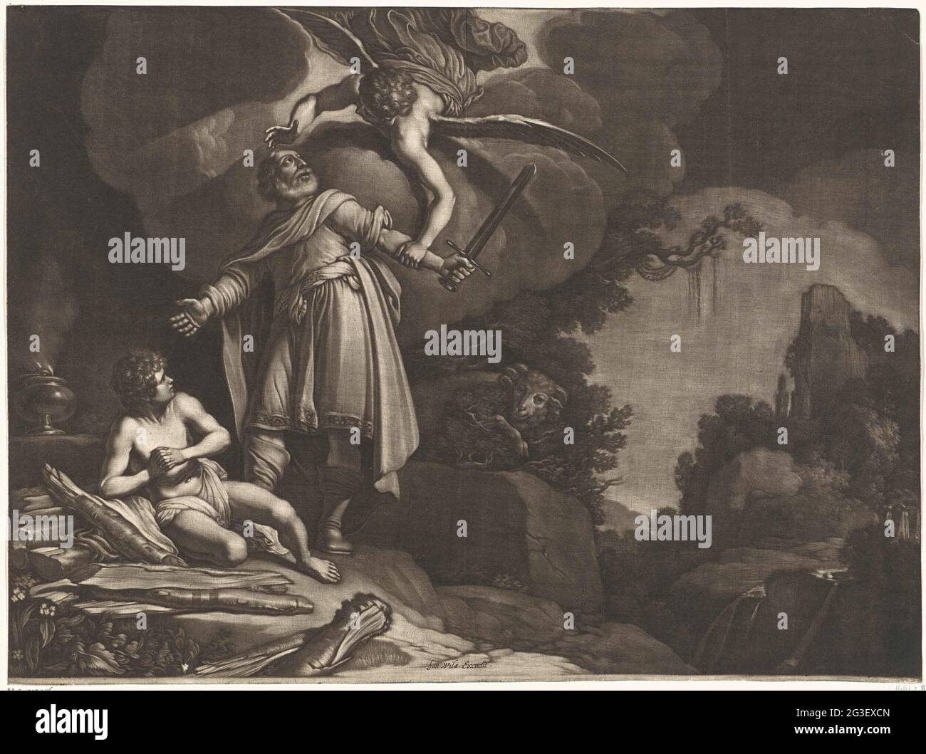Abraham son isaac angel ram hi-res stock photography and images - Alamy