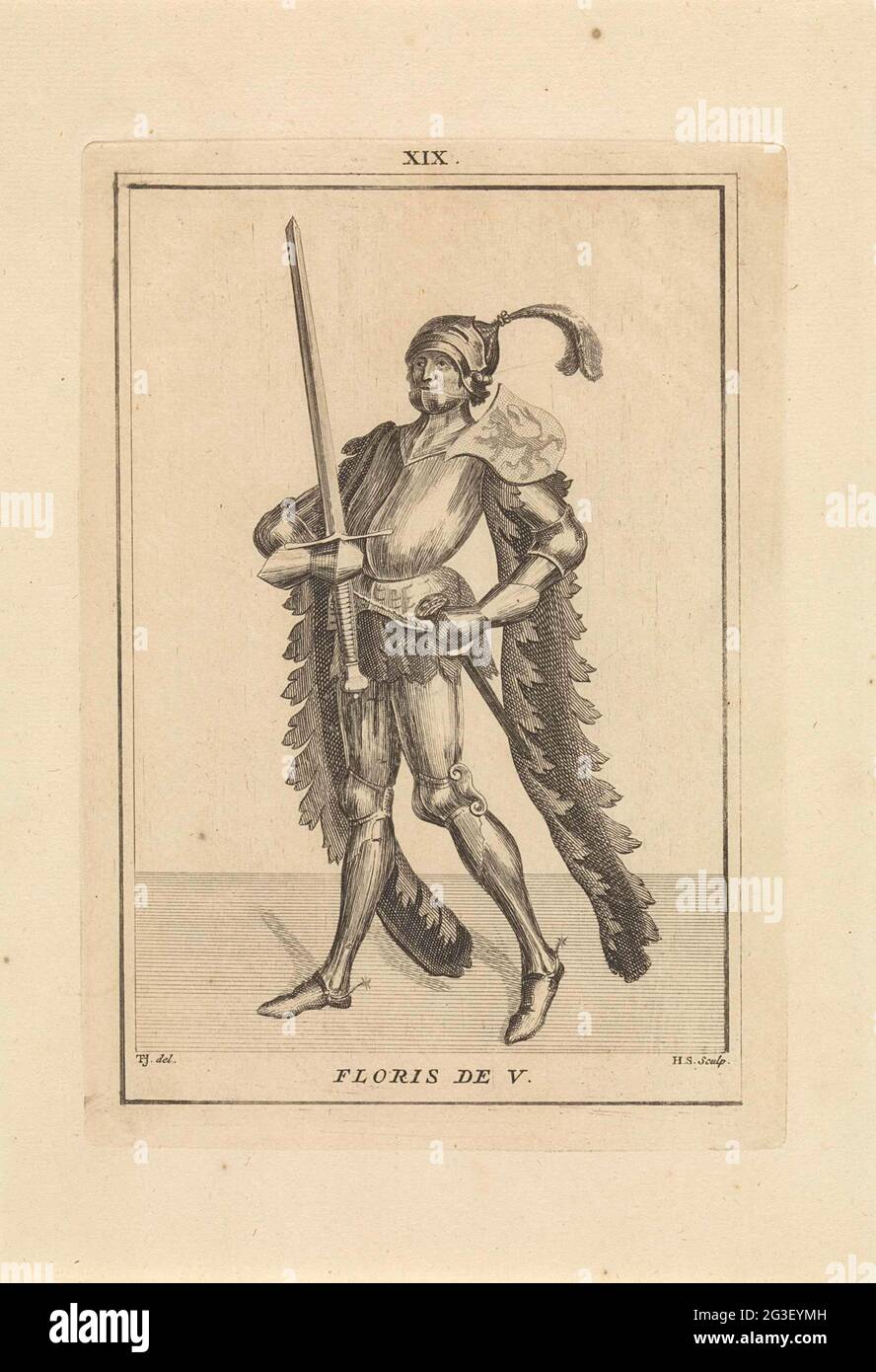 Portrait of Floris v, count of Holland. Portrait of Floris V, Count of ...