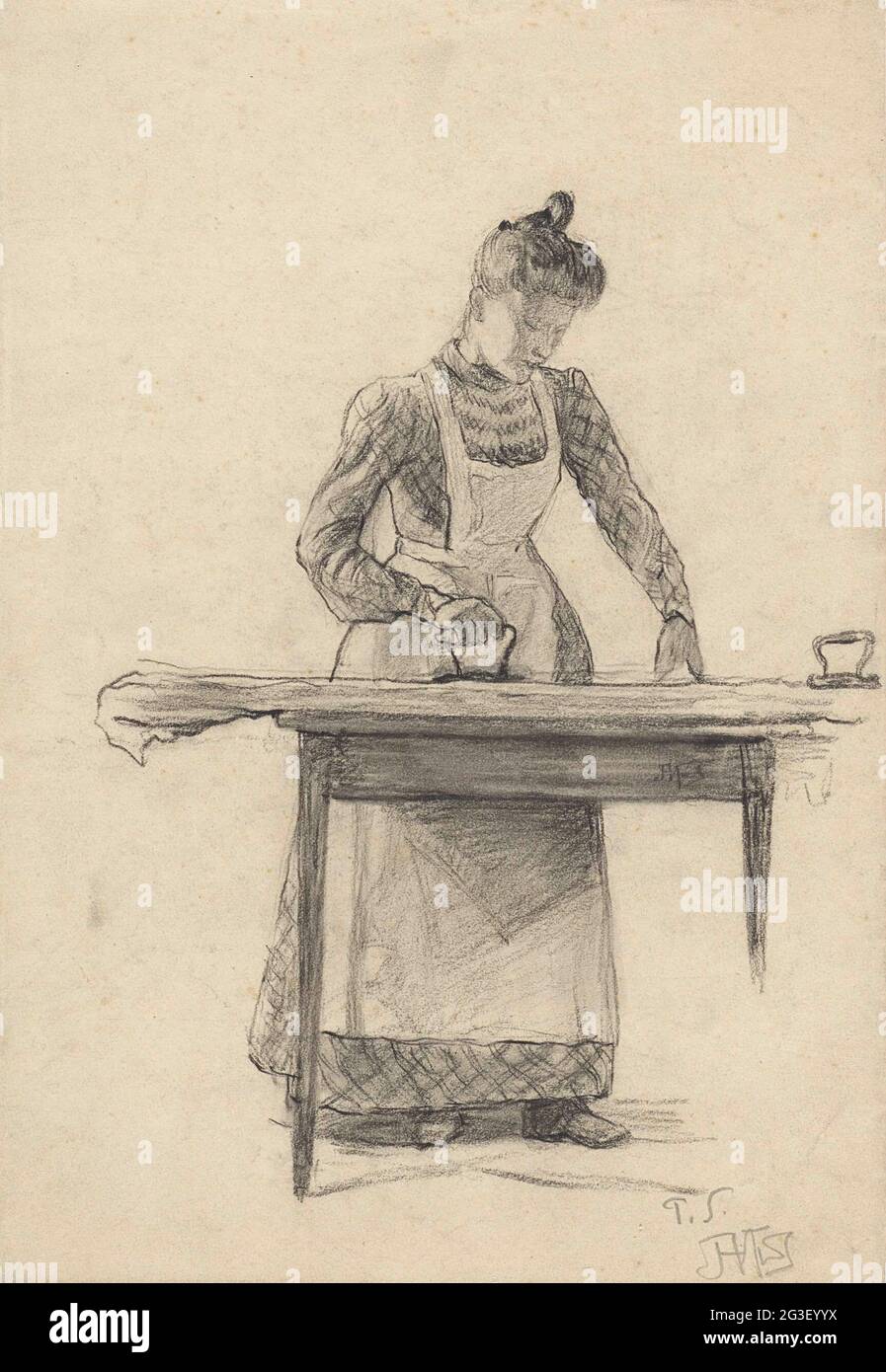 Traditional womans work task hi-res stock photography and images - Alamy